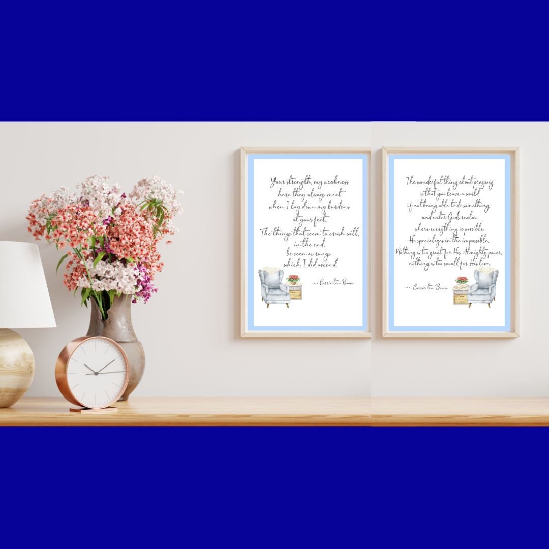 Corrie Ten Boom Printable Set Includes Two of Her Famous Quotes - Etsy