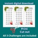 Printable December Saving Challenge - Etsy