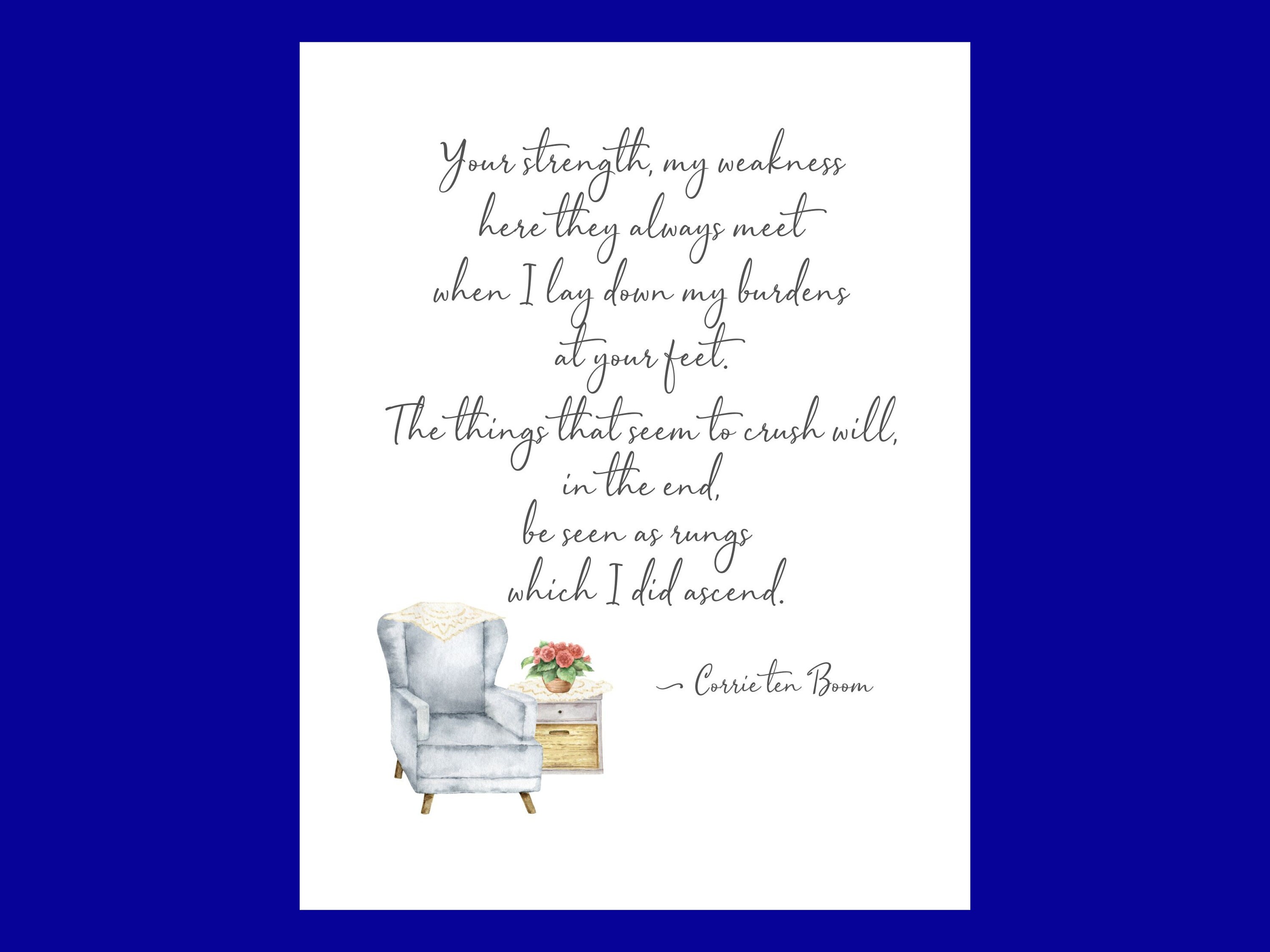 Corrie Ten Boom Printable Set Includes Two of Her Famous - Etsy