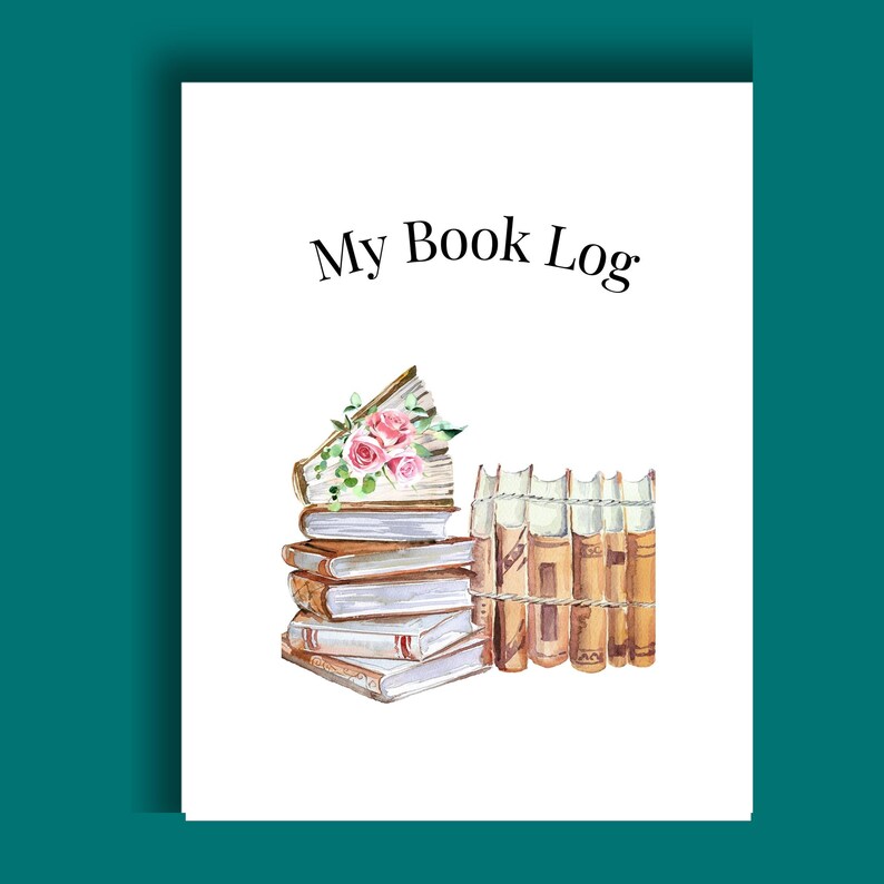 Book Log Reading Journal Planner is Undated - Etsy