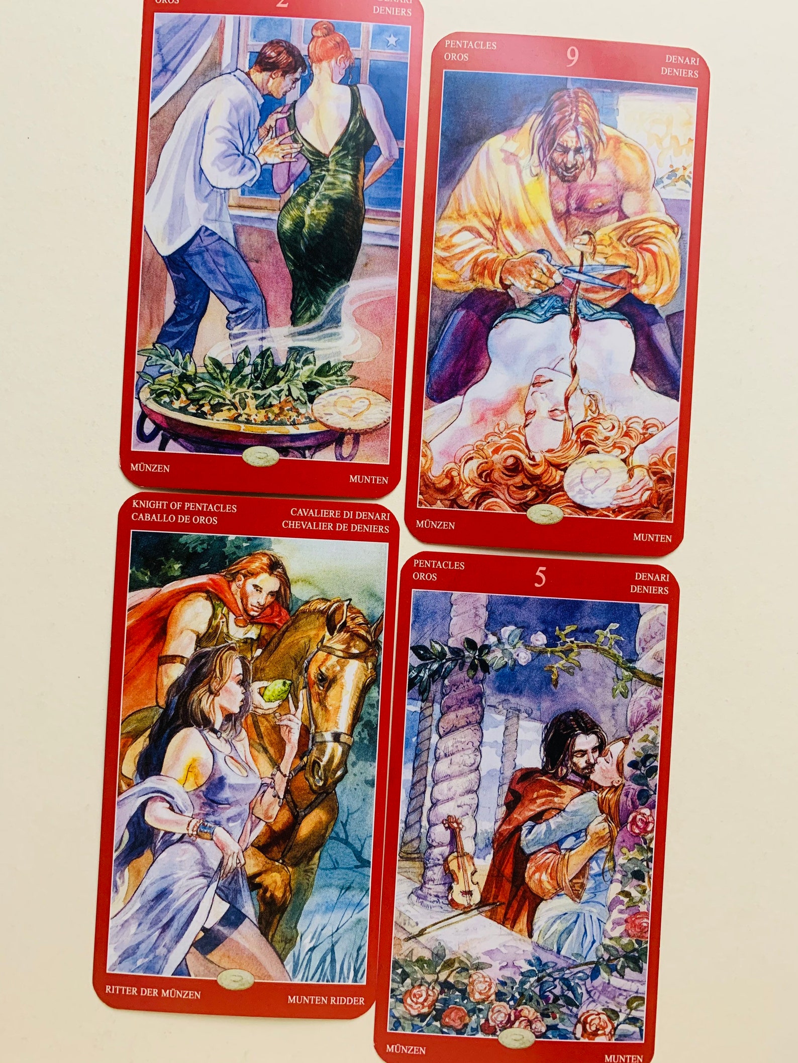 Tarot Of Sexual Magic 78 Cards Decktarottarot Cardstarot Etsy