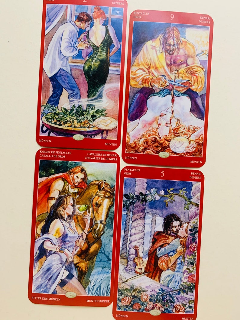 Tarot Of Sexual Magic 78 Cards Decktarottarot Cardstarot Etsy