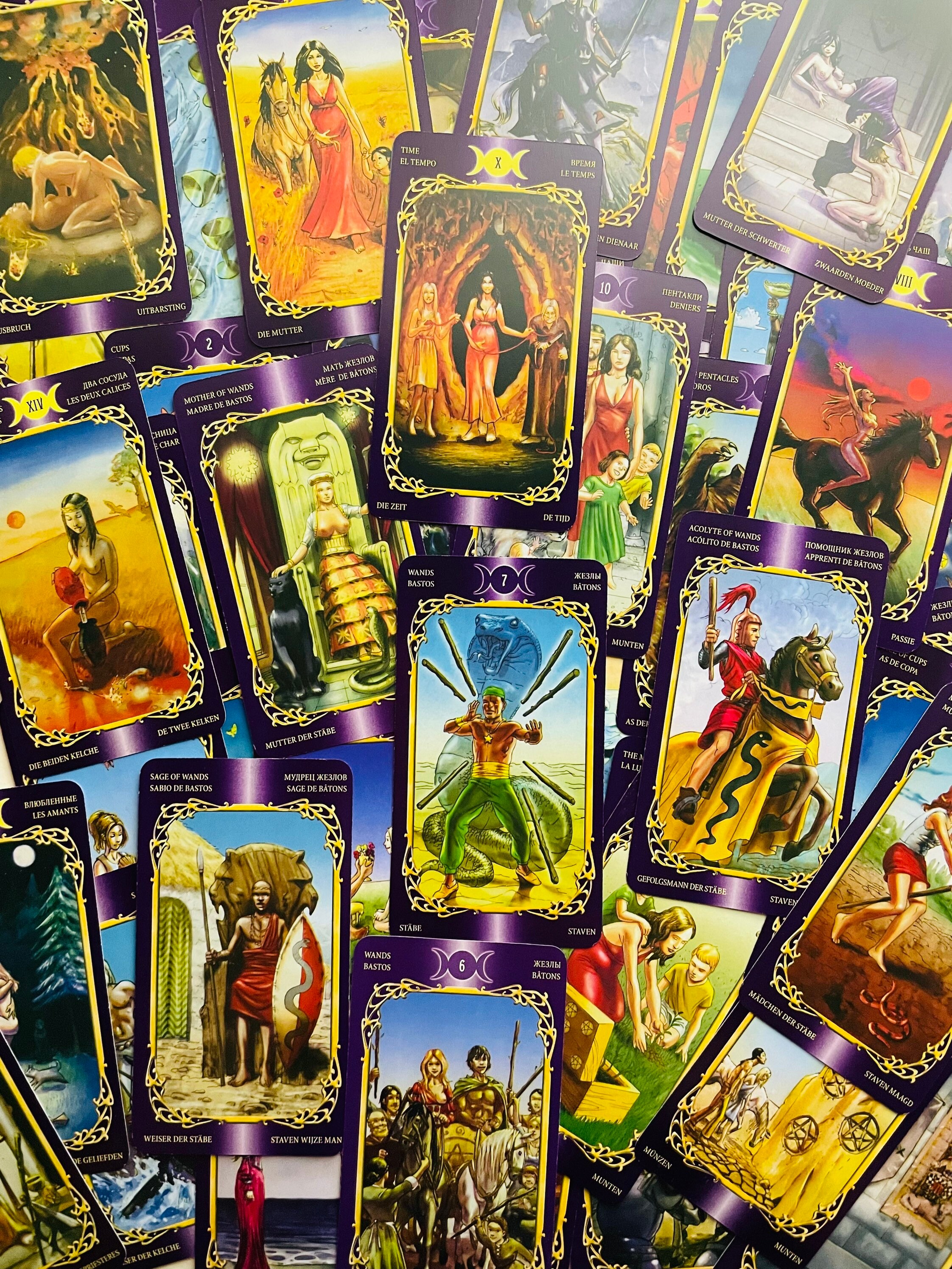 Sensual Wicca Tarot 78 Cards Deck Erotic Tarot Deck Erotic Etsy