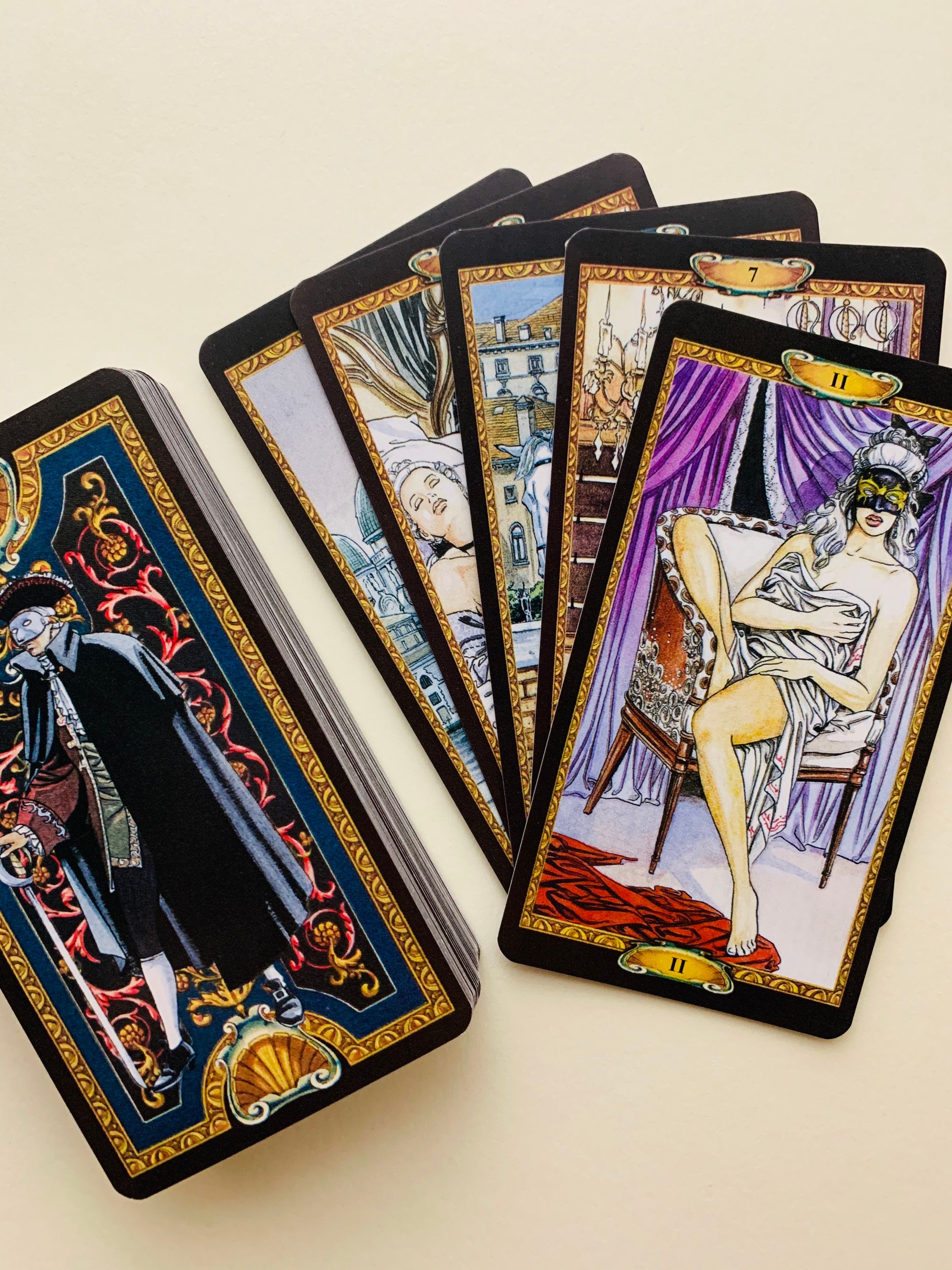 Casanova Tarot 78 Cards Decktarottarot Decktarot Etsy