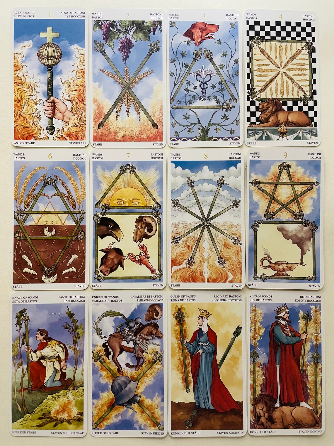 Universal Wirth Tarot 78 Karten Deck Universal Tarot Karten - Etsy.de