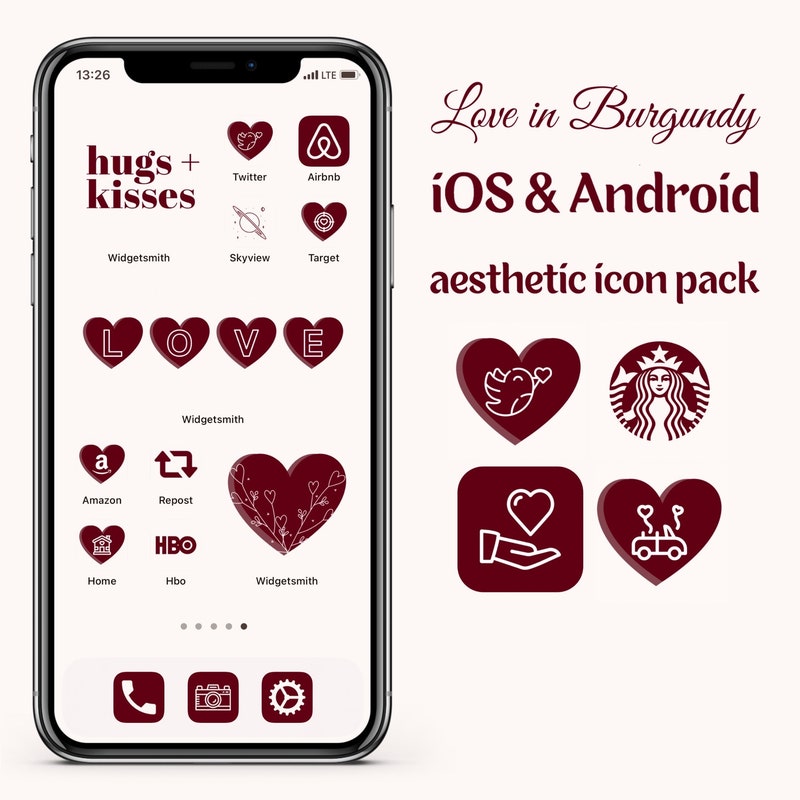 Valentines Icons App - Etsy