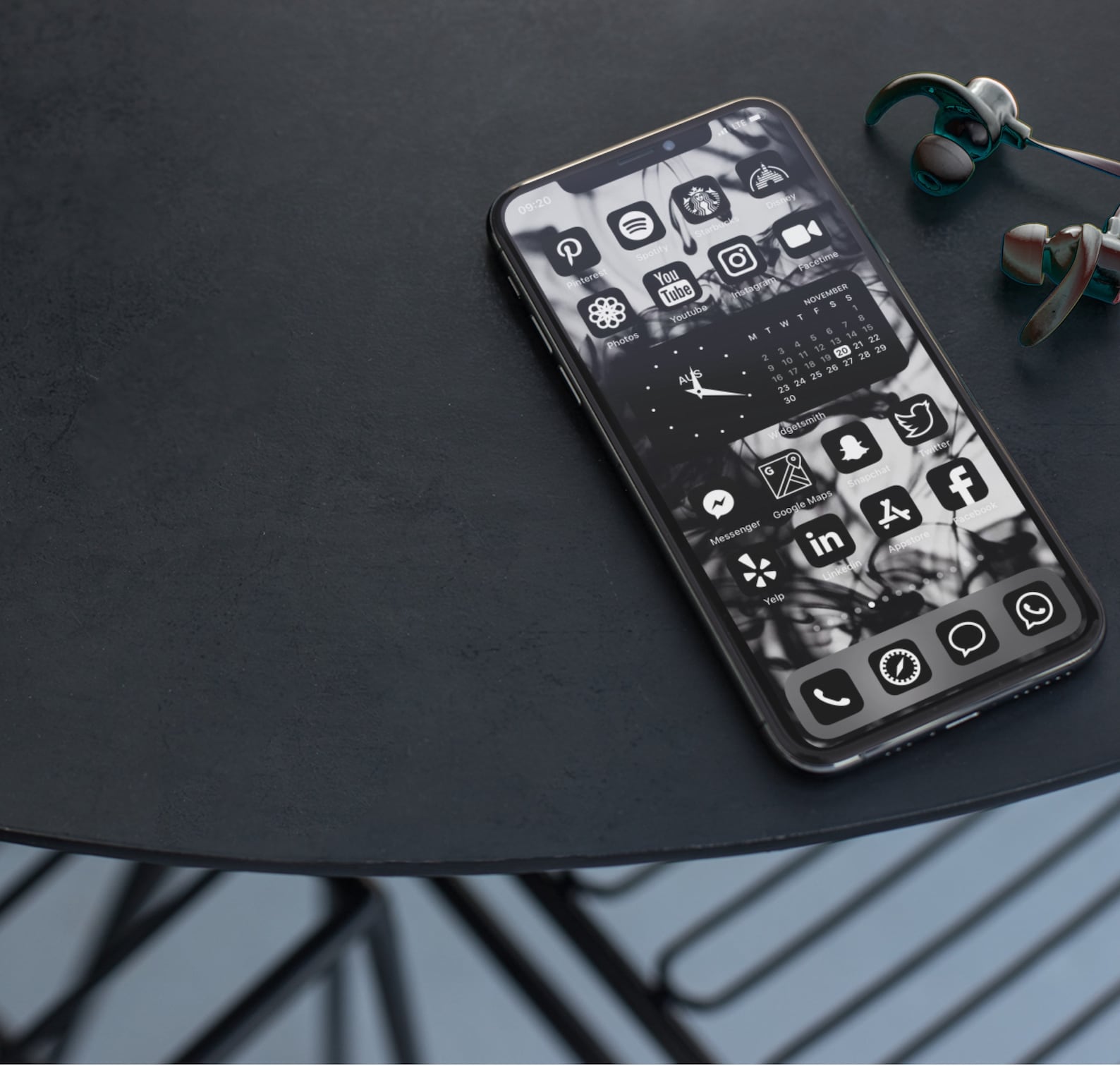 IOS 14 Dark Mode Theme Aesthetic App Icon Pack for Iphone - Etsy