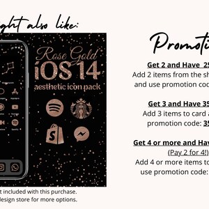 App Icons Rose Gold Glitter Aesthetic IOS 14 App Covers - Etsy