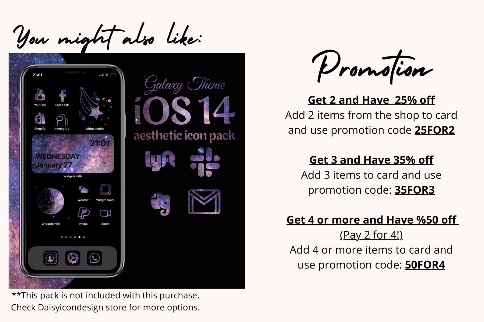 IOS 14 Neon Beige Theme Aesthetic App Icon Pack for Iphone | Etsy