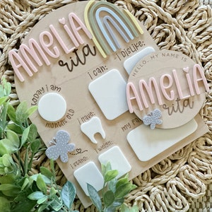 Rainbow Baby Milestone Board, Monthly Milestone Board, Dry Erase ...