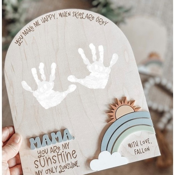 You Are My Sunshine Handprint - Etsy