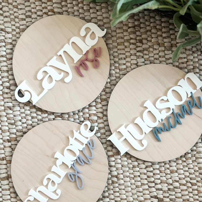 Baby Name Sign - Etsy