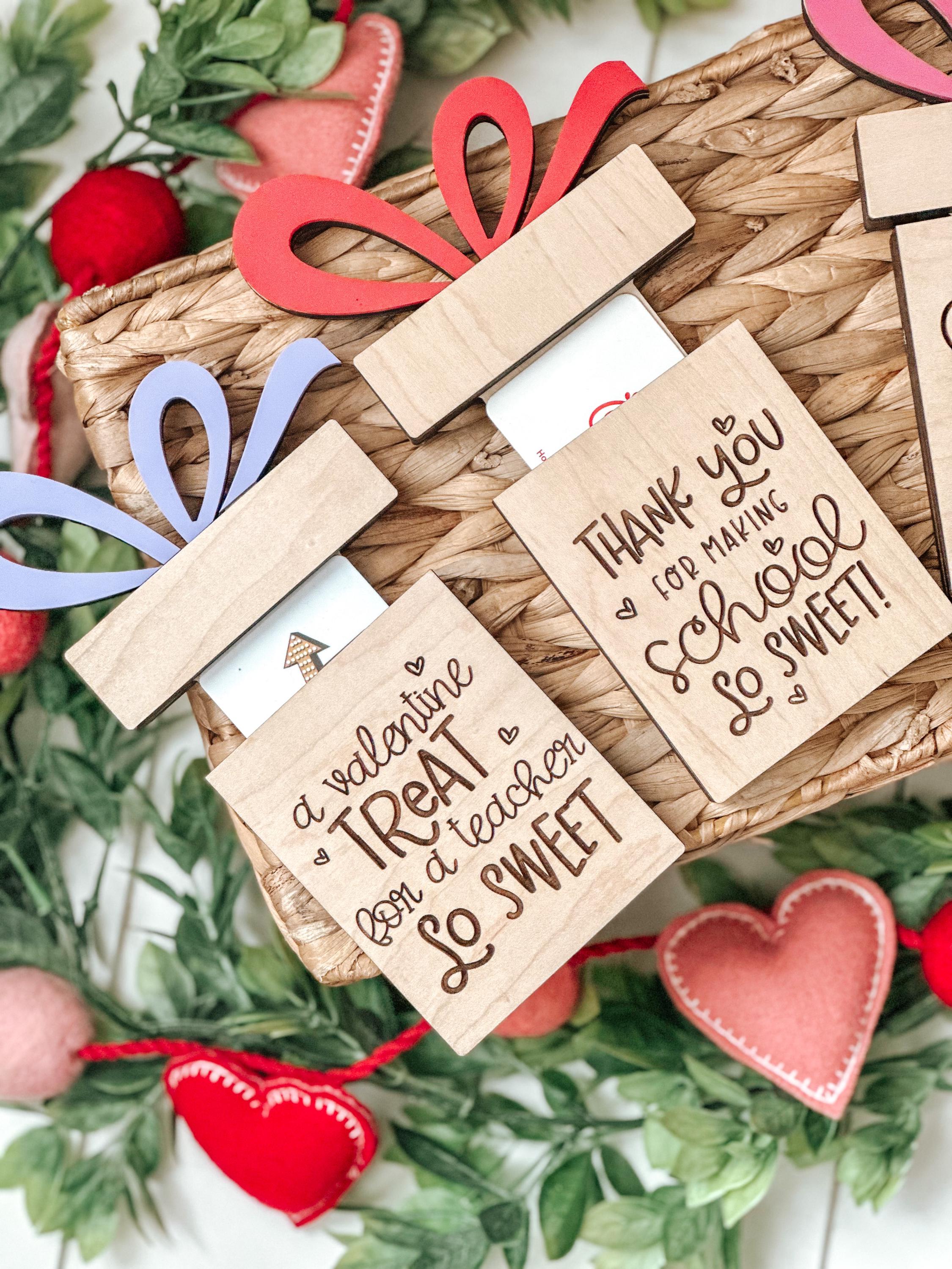 Valentine Gift Card Holder, Teacher Gift, Valentine's Day, Gift Card - Etsy