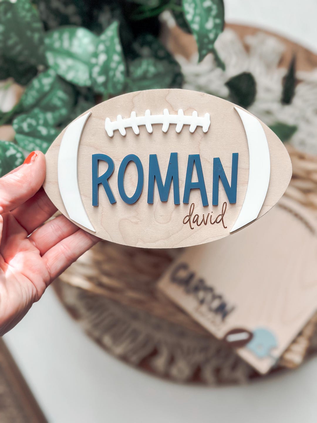 Football Baby Birth Stats Board, Baby Name Announcement, Birth ...