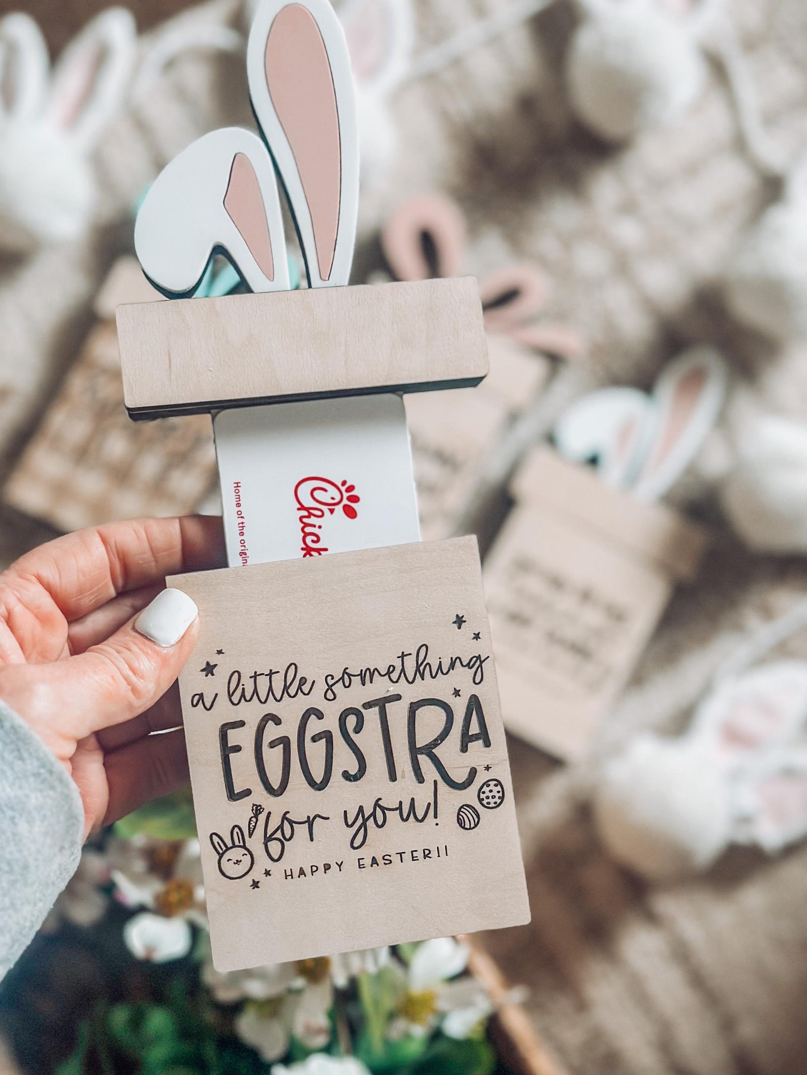Easter Gift Card Holder, Teacher Gift, Bunny Money, Happy Easter, Gift ...
