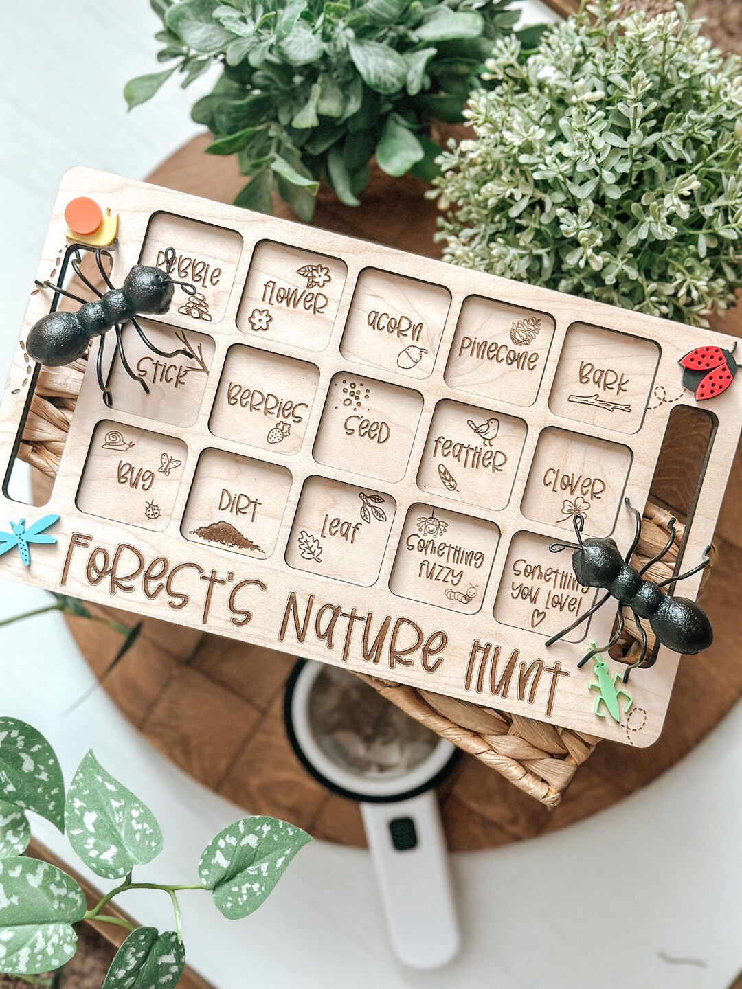 Nature Hunt Board, Scavenger, Outdoor Activity for Kids, Nature ...