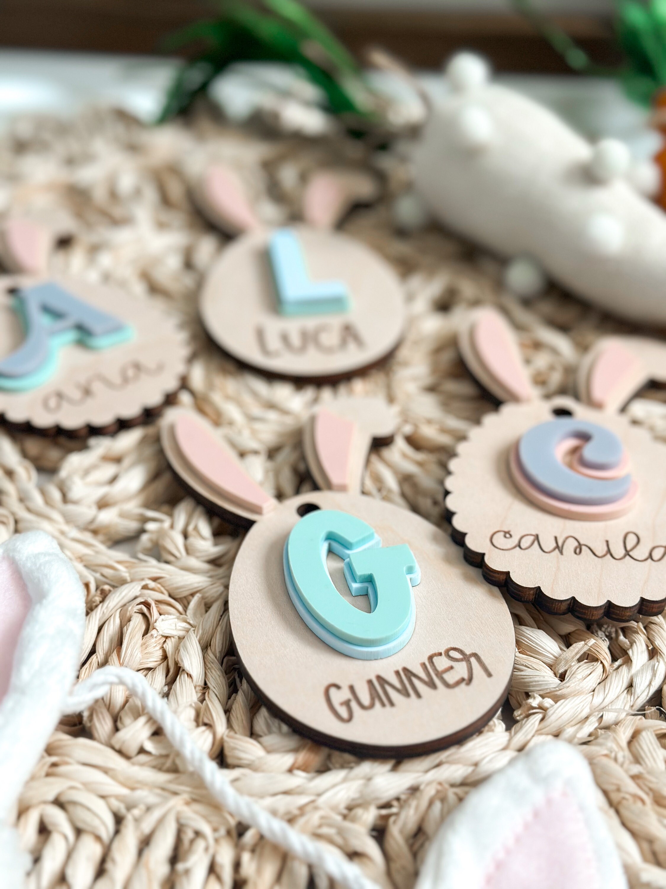 Easter Egg Tag, Easter Basket Tag, Custom Easter Tag, Personalized ...