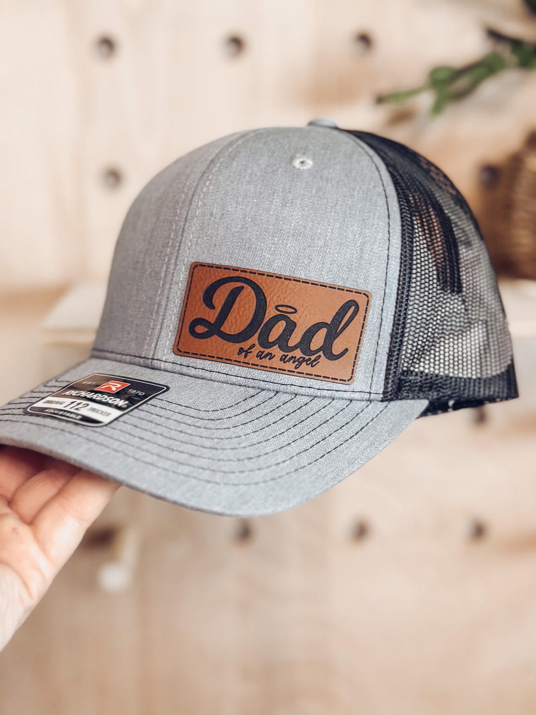 Angel, Dad, Father's Day Hat, Hat for Dad, Personalized Hats for Dad ...
