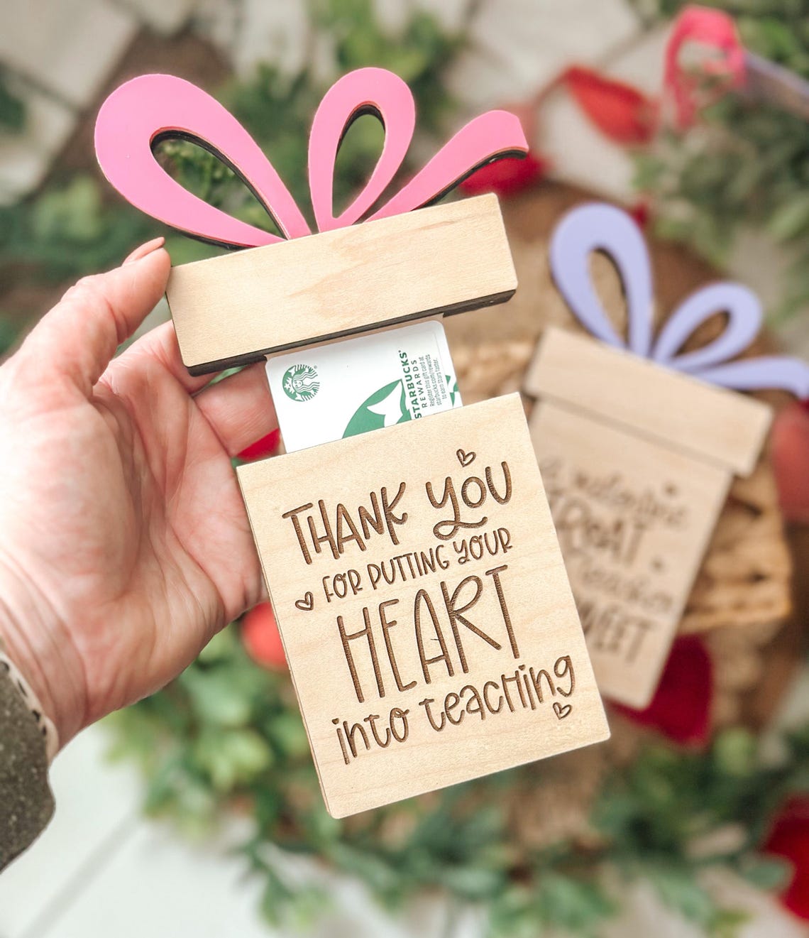 Valentine Gift Card Holder, Teacher Gift, Valentine's Day, Gift Card - Etsy