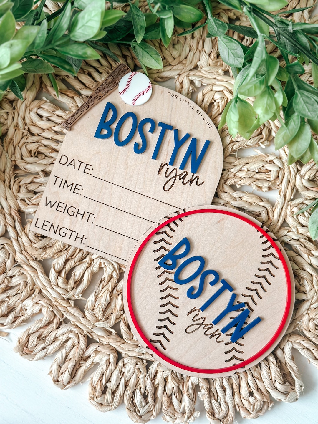Baseball Baby Birth Stats Board, Baby Name Announcement, Birth ...