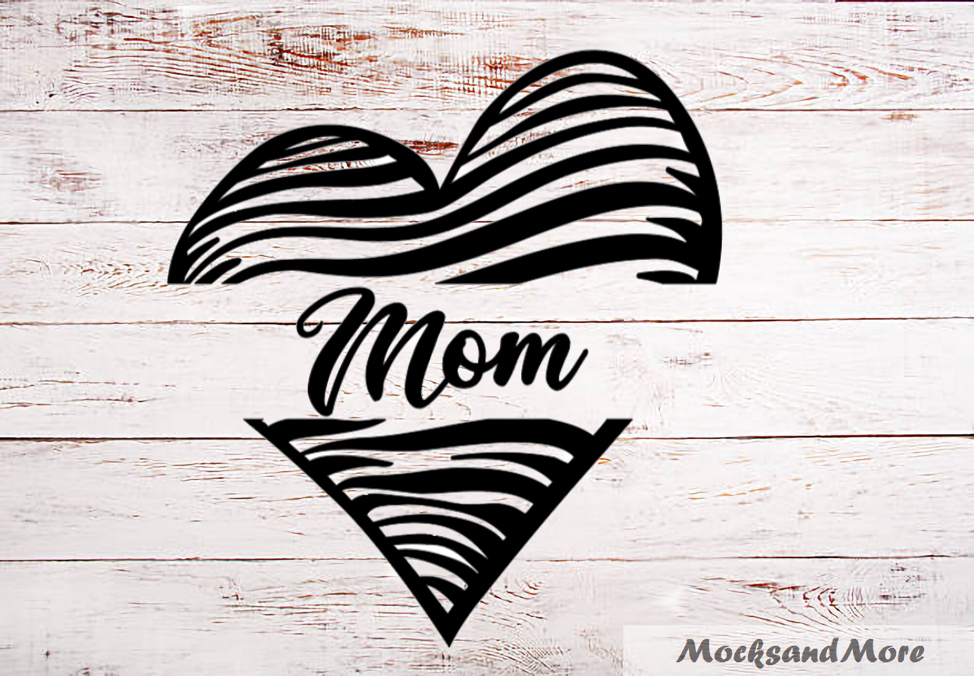 Muttertag SVG, Zebra Mom Herz SVG, Number One Mom, Love My Mom ...