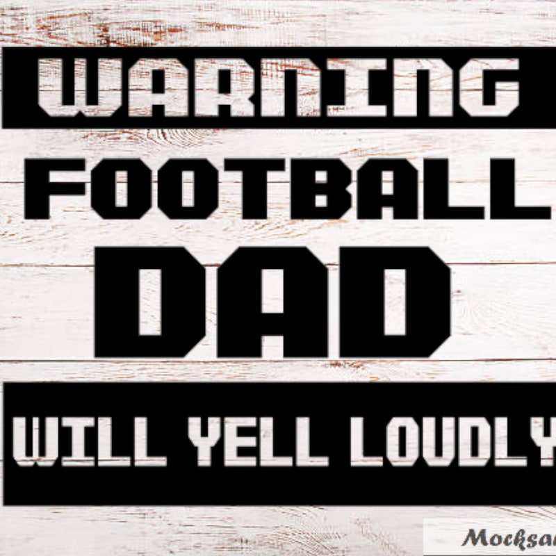Football Dad Svg - Etsy