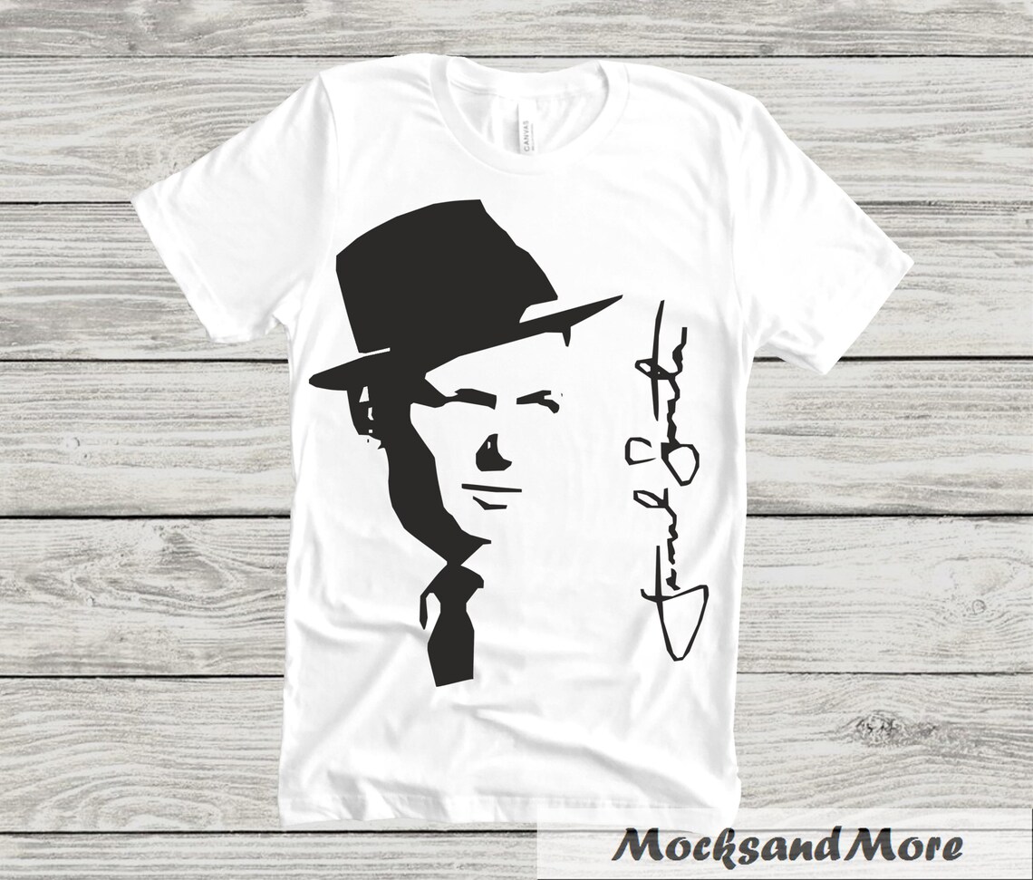 Frank Sinatra SVG/PNG, Sinatra Silhouette Svg/png File, Digital Sinatra ...