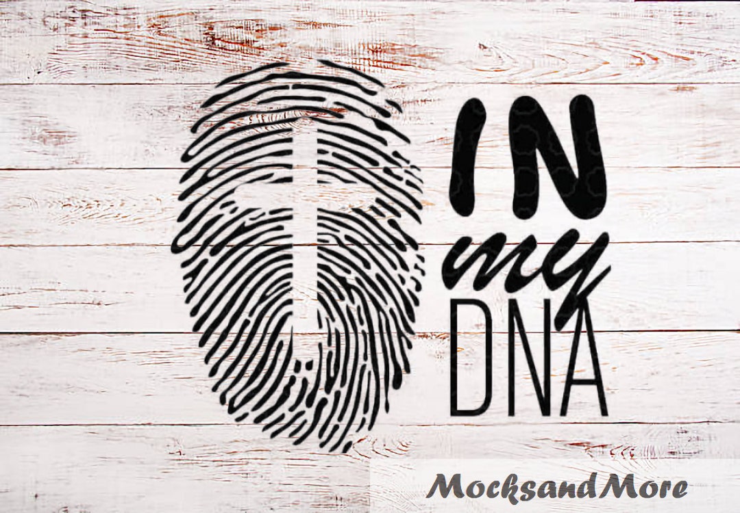 Jesus It's in My DNA SVG, Sublimation Print File, Vinyl Cut File, Psalm ...