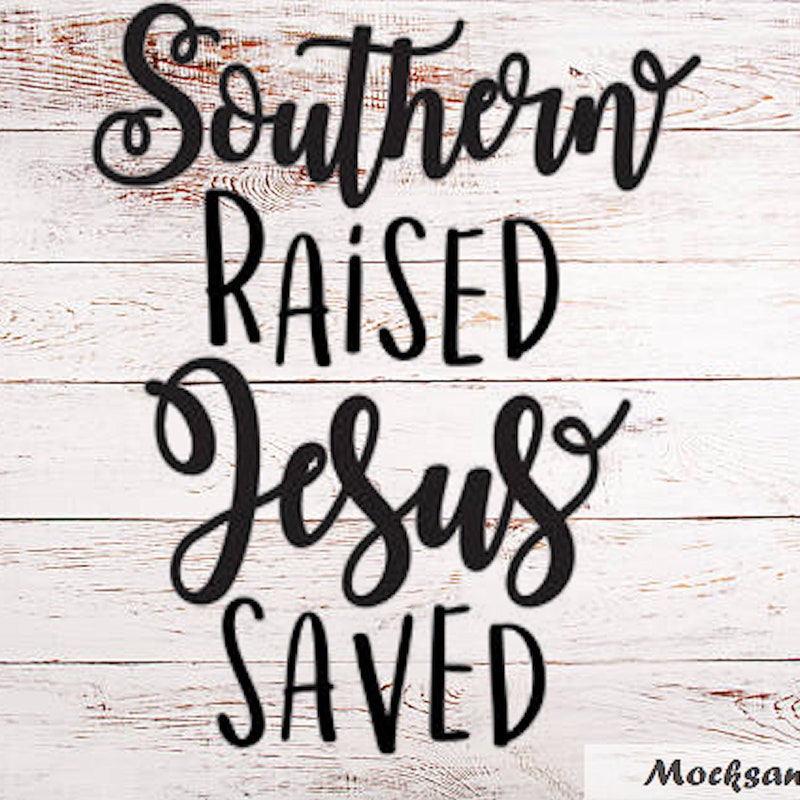 Southern Raised Svg - Etsy