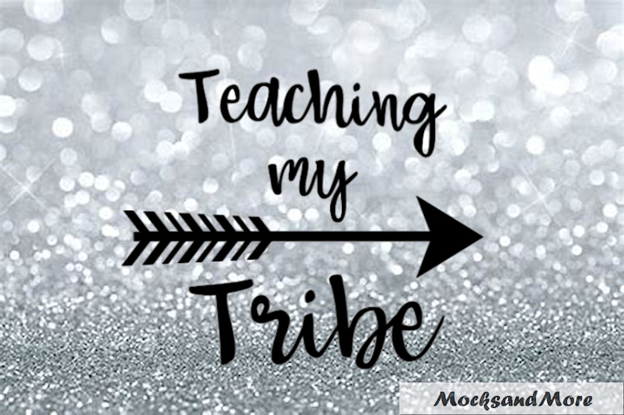 Teaching My Tribe SVG File, Sublimation Print File, Vinyl Cut File ...