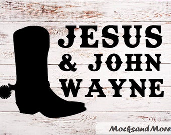 John Wayne Svg - Etsy