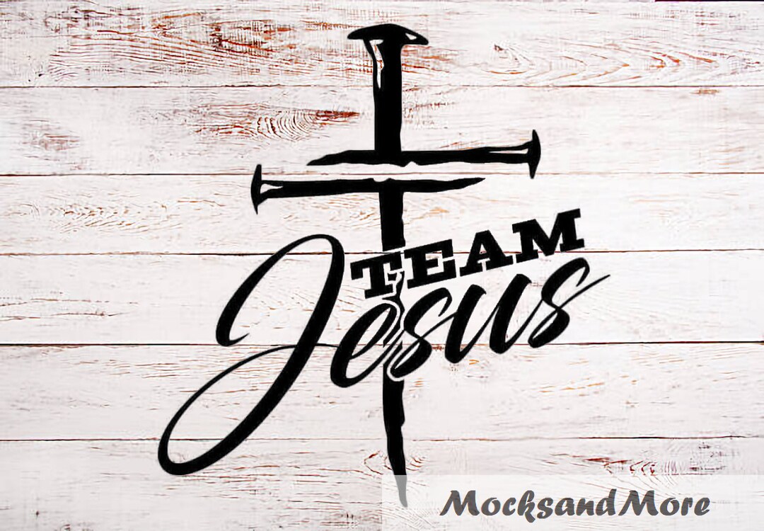 Team Jesus SVG, Sublimation Print File, Vinyl Cut File, Psalm 23 Svg ...