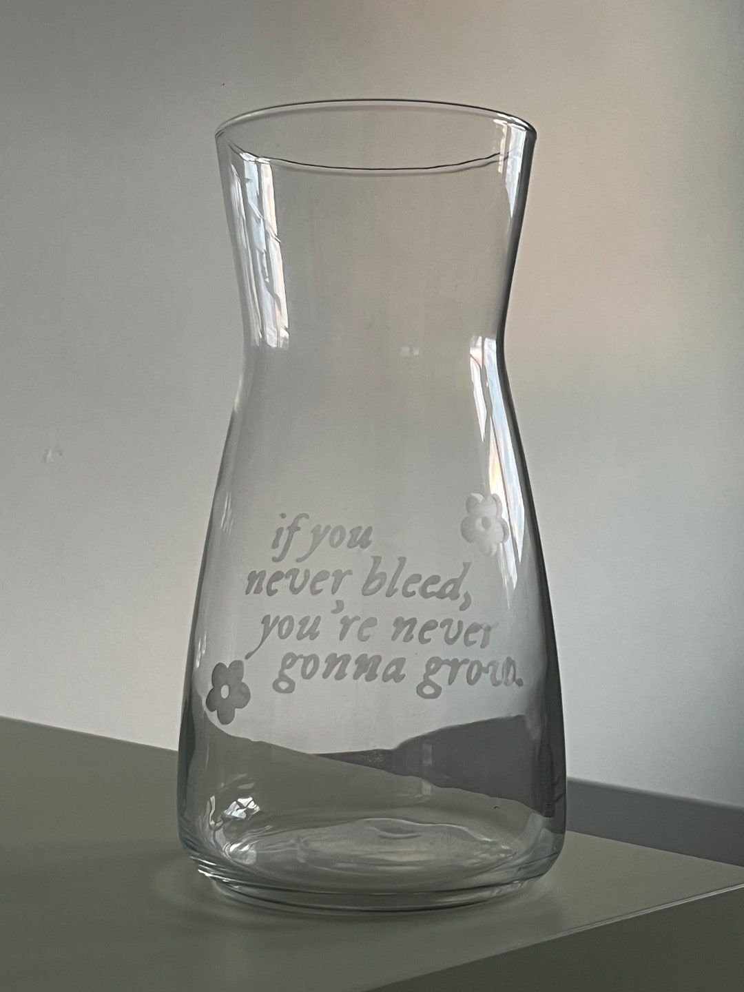 Taylor Swift Inspired Flower Vase If You Never Bleed Youre Never Gonna ...