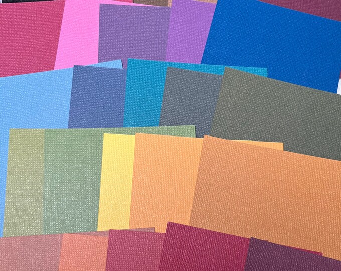 Textured Cardstock, Textured Paper, 3.25x4.5, 25 Sheets - Etsy