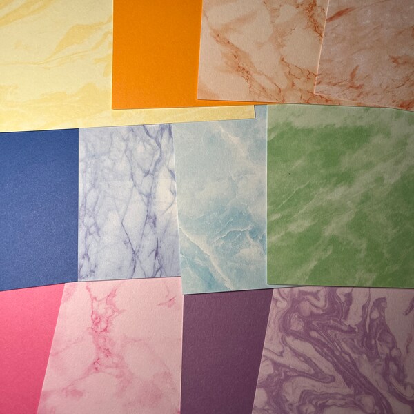 Marbled Paper - Etsy