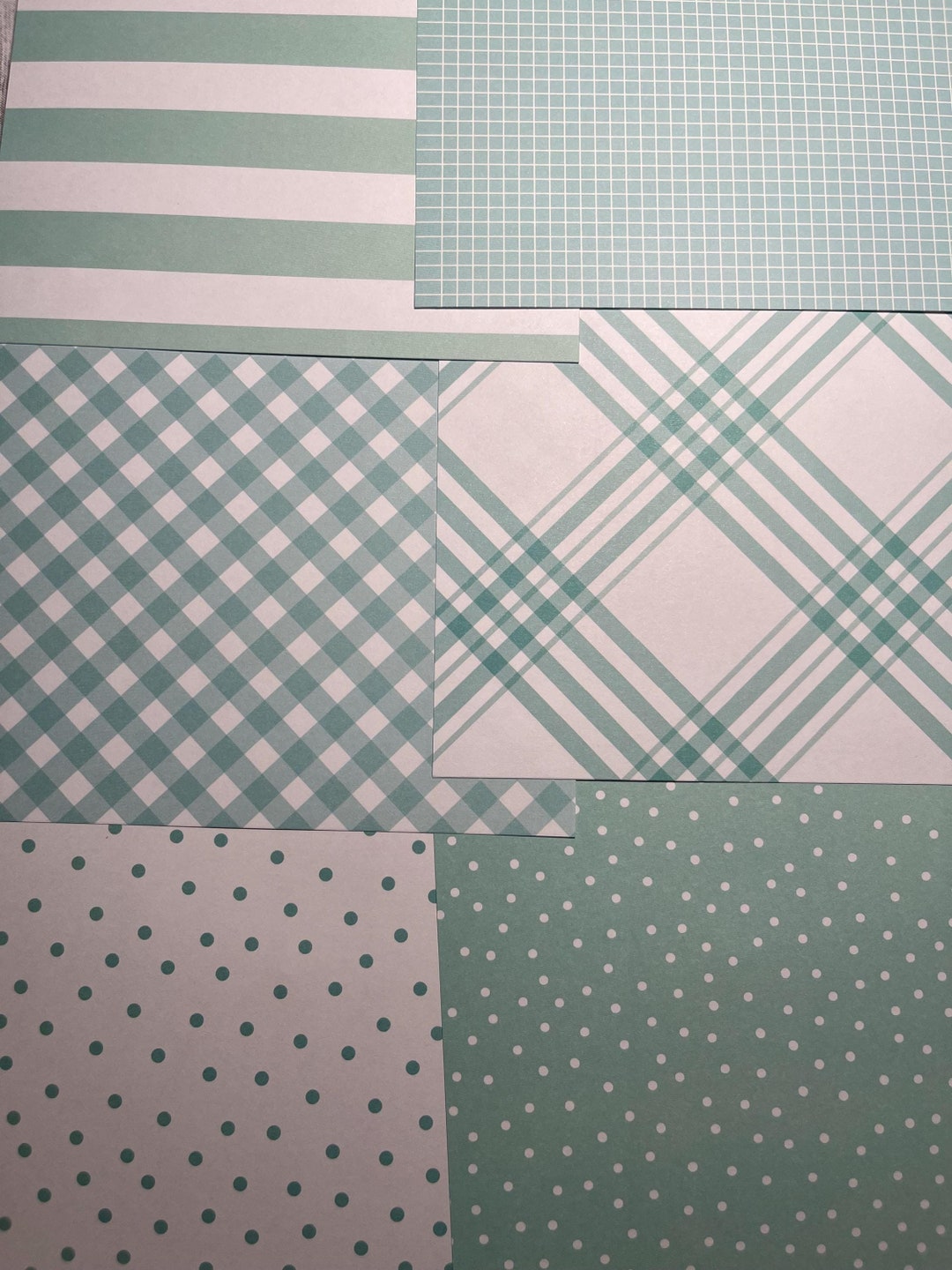 Light Blue Scrapbook Paper, Light Blue Paper, 6x6, 6 Sheets - Etsy