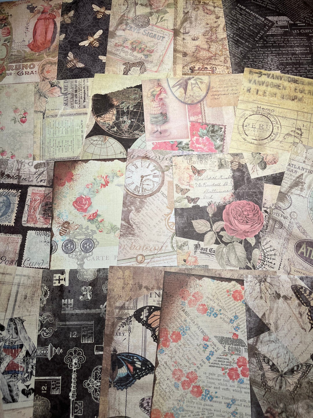 Cardstock, Paper, Collage Cardstock, 6x6, 20 Sheets - Etsy
