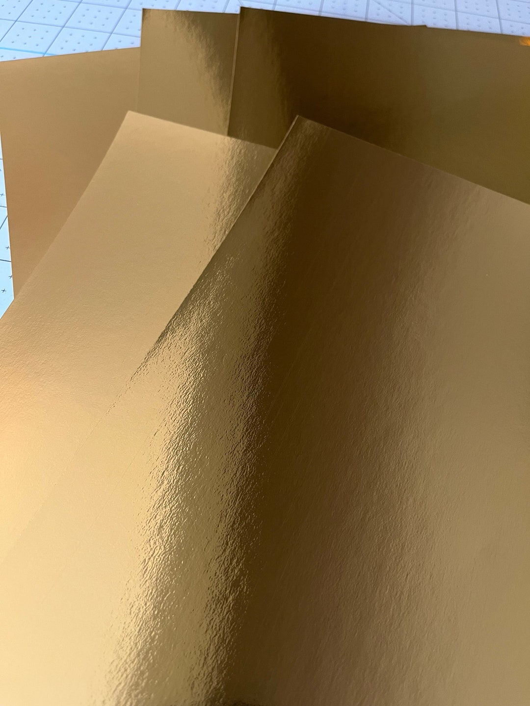 Gold Foil Cardstock, Gold Foil Paper, 65# Cardstock 8.5x11, 5 Sheets - Etsy