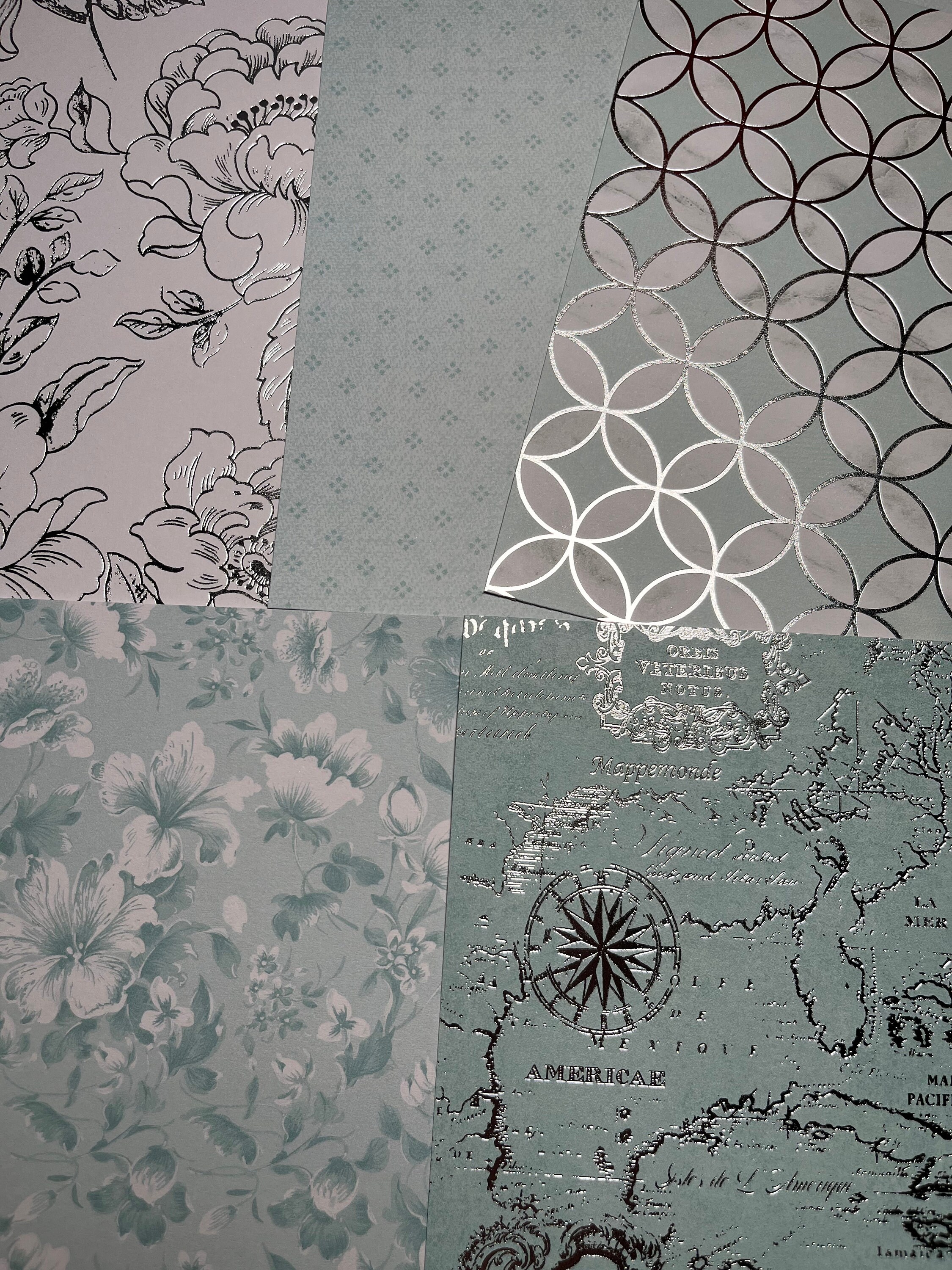 Cardstock Paper Blue Cardstock Blue Paper 6x6 20 Sheets - Etsy