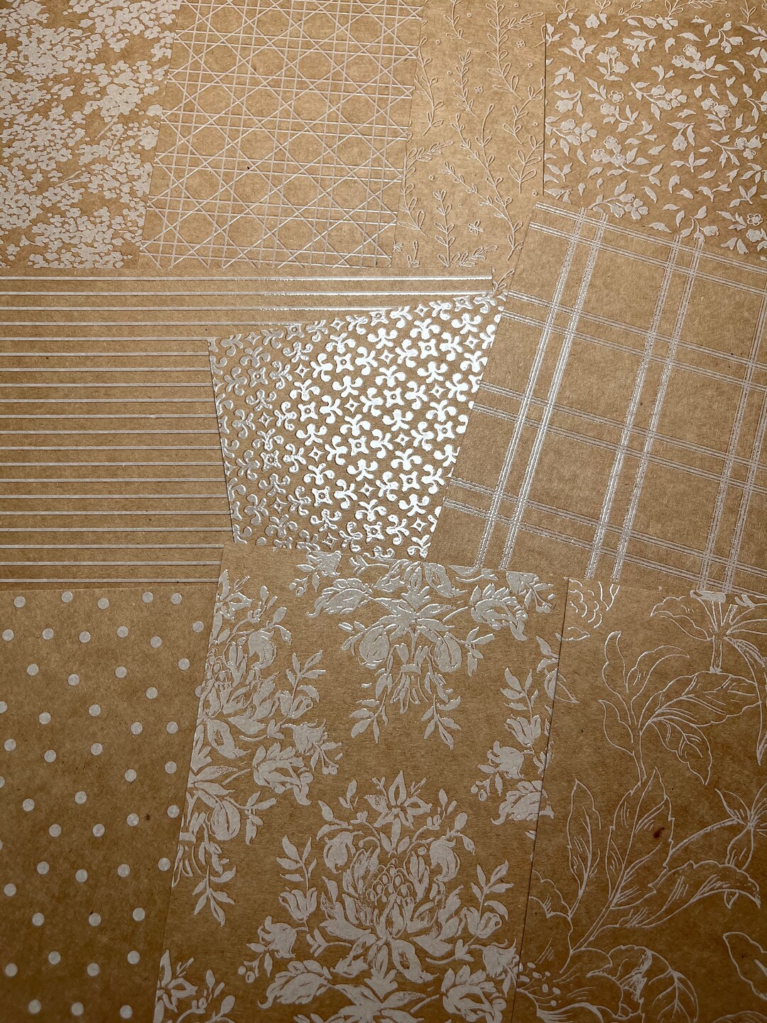 Cardstock, Paper, Kraft Paper, 6x6, 10 Sheets - Etsy