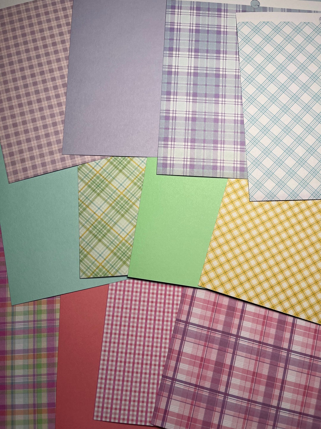 Plaids Cardstock, Plaids Paper, 6x6, 12 Sheets - Etsy