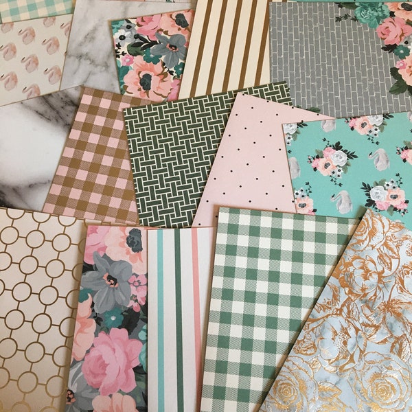 Floral Cardstock - Etsy