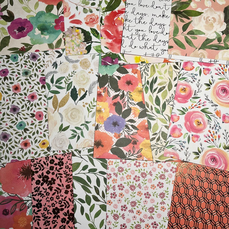Floral Paper - Etsy