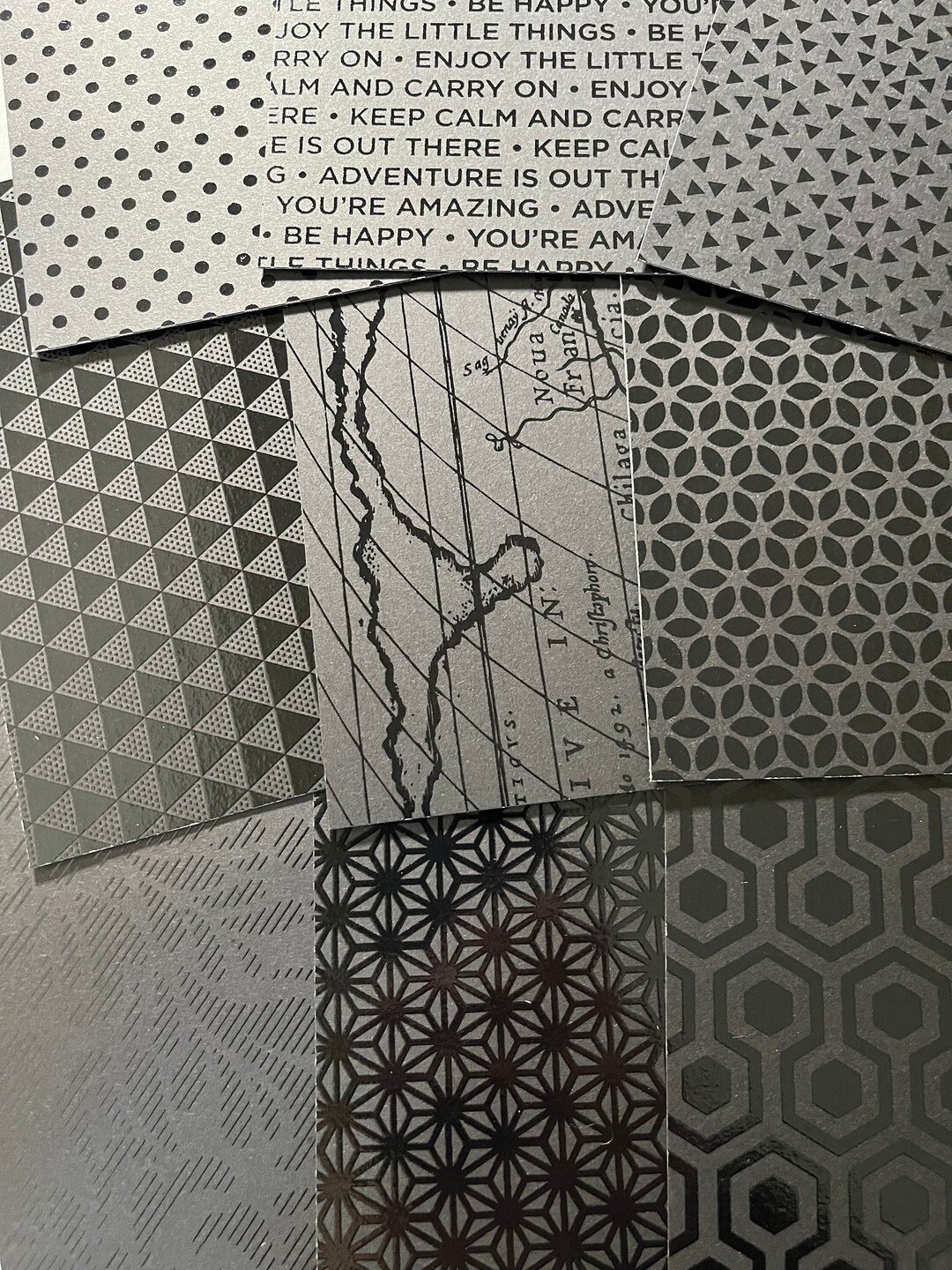 Black Cardstock, Black Paper, 6x6, 9 Sheets - Etsy