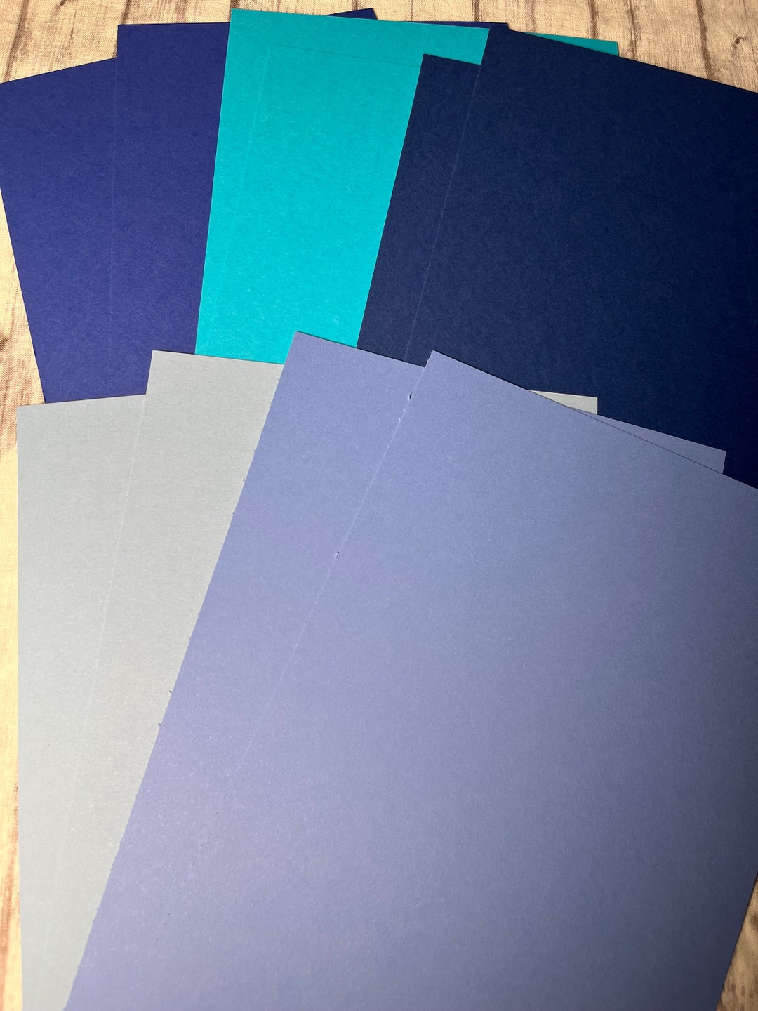 Blue Cardstock, Blue Paper, 65# 5.5x8.5, 10 Sheets - Etsy