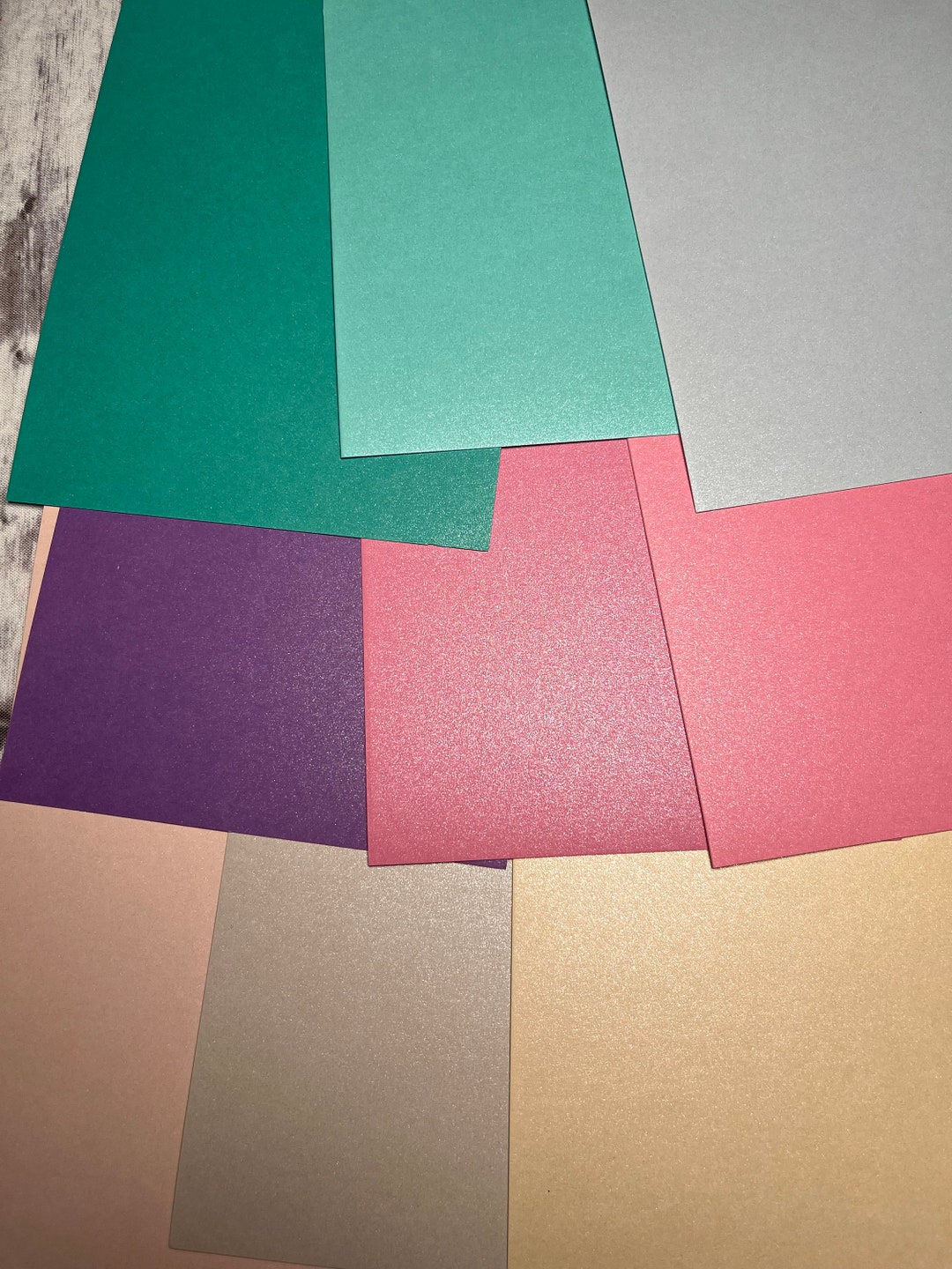 Shimmer Cardstock, Shimmer Paper, 4.5x6.5, 9 Sheets - Etsy