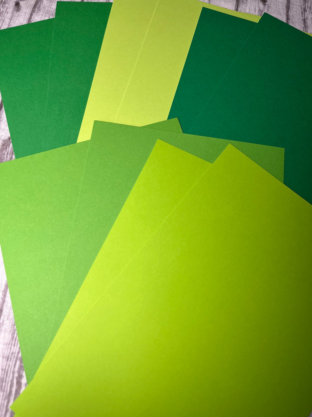 Green Cardstock, Green Paper, 65# 5.5x8.5, 10 Sheets - Etsy