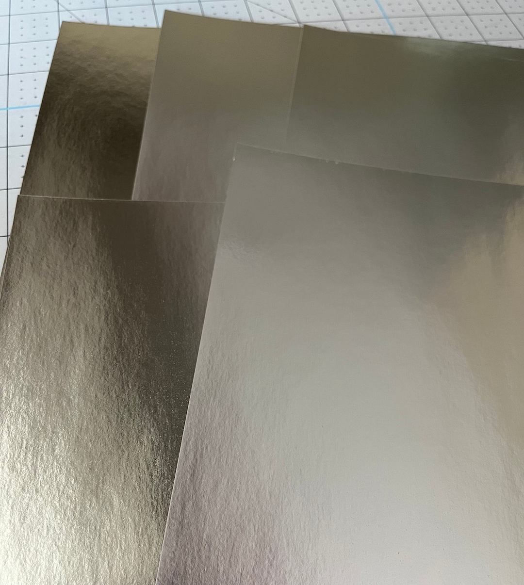 Shiny Silver Foil Cardstock, Shiny Silver Foil Paper, 65# Cardstock 8 ...