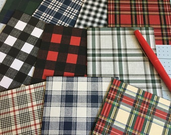 Plaid Note Cards | Etsy