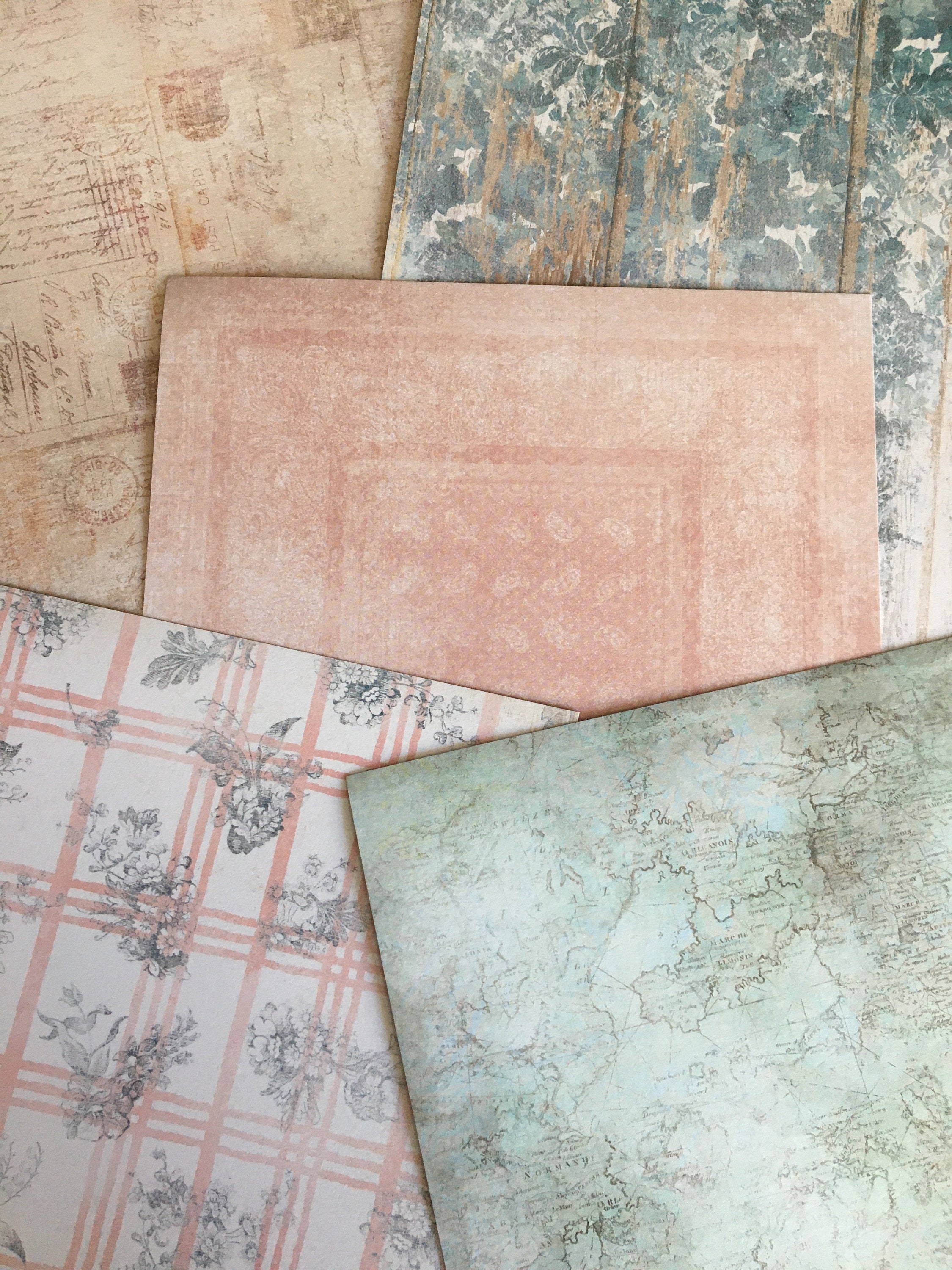 Floral Cardstock Floral Paper 6x6 20 Sheets - Etsy